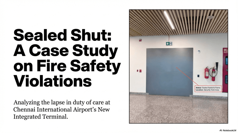 Exit Signs to Nowhere: Compliance vs Safety in Airports